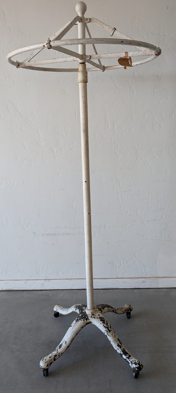 ANTIQUE 1920'S CAST IRON REVOLVING CIRCULAR CLOTHING RACK | eBay