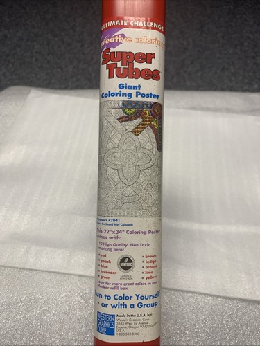 Vintage Super Tubes Giant Coloring Poster Windows #7041 Ultimate ...