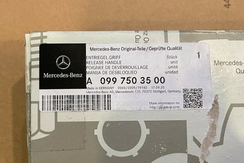 2019 2020 MERCEDES A220 RELEASE HANDLE WITHOUT CAMERA, PART# 0997503500 ...