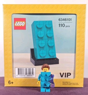 LEGO Limited Edition 6346101 Buildable 2x4 Teal Brick And 2x3 Brick ...