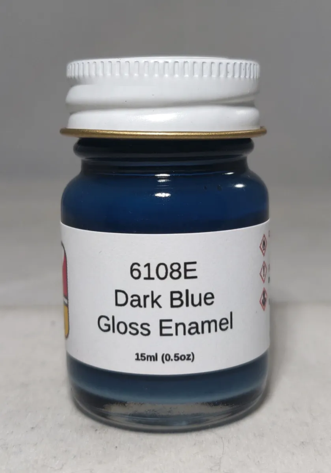 MCW Finishes 6108E Dark Blue Enamel Model Paint for Auto | eBay