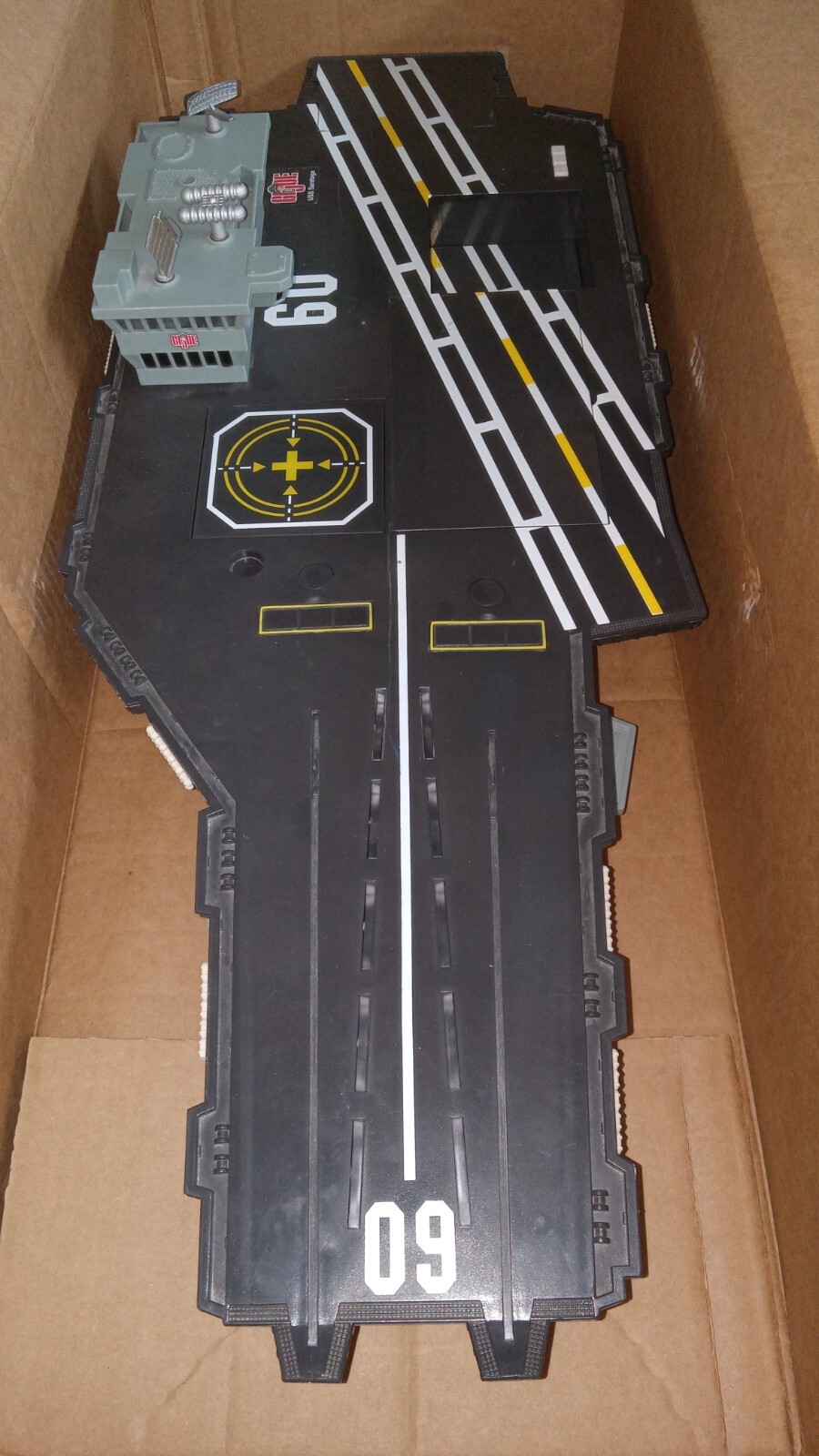 Vintage GI Joe Motorized U.S.S. Saratoga Aircraft Carrier incomplete | eBay