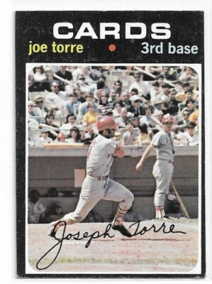 JOE TORRE 1971 Topps Baseball card #370 St. Louis Cardinals EX | eBay