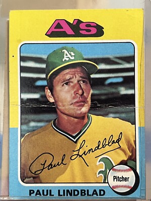 1975 Topps Baseball #278 Paul Lindblad A's | eBay