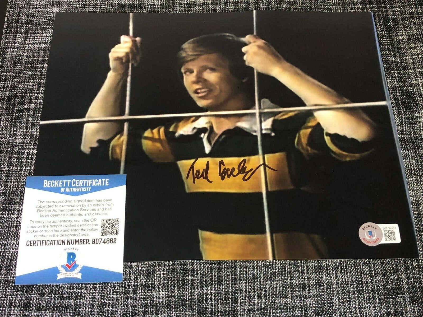 TED ECCLES SIGNED AUTOGRAPH 8X10 PHOTO PRIVATE CHAPMAN MASH RARE ...