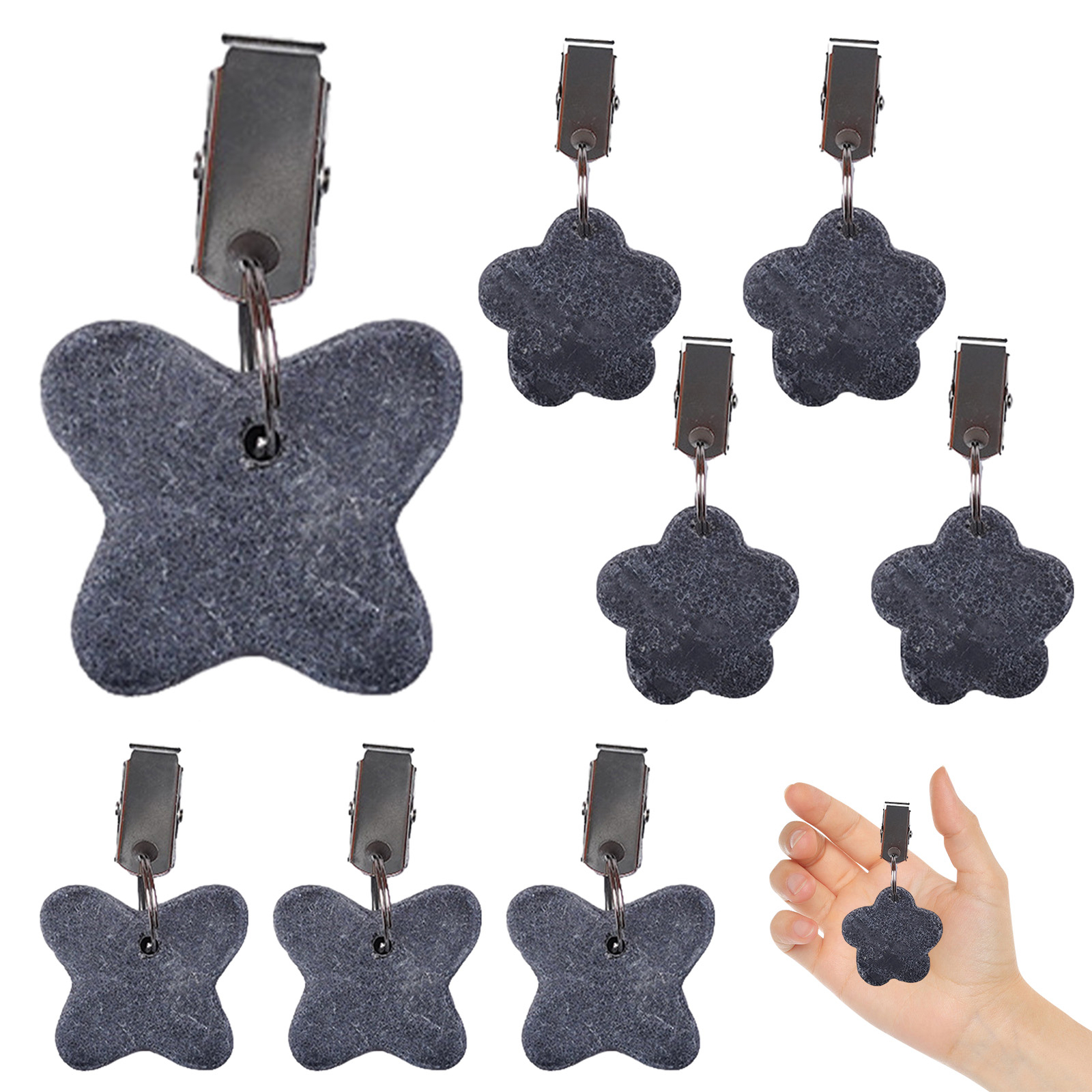 8pcs Flower Butterfly Table Cloth Weight Clip Weddings Hotel Home ...