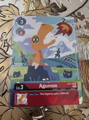 Digimon Card Game Agumon ST1-03 Illustration Competition Promo | eBay