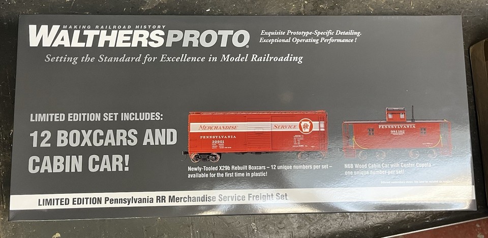 Ho Scale Walthers Proto PRR Merchandise 12-car Set #2 920-901 With N6b ...