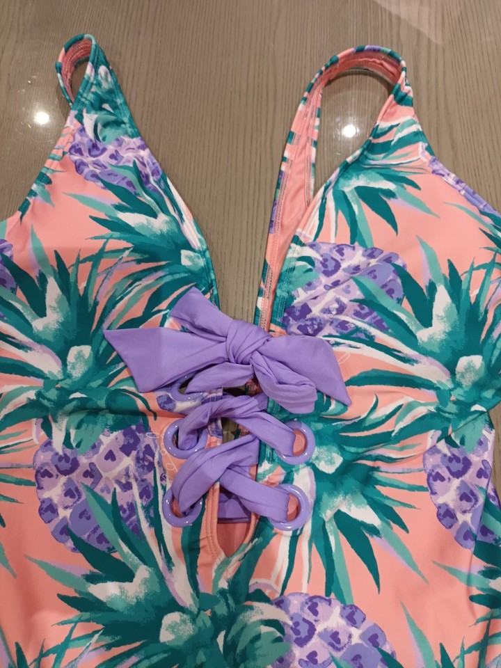 Gorgeous Floozie Frost Frech Swimming Costume Size 16 BNWOT | eBay