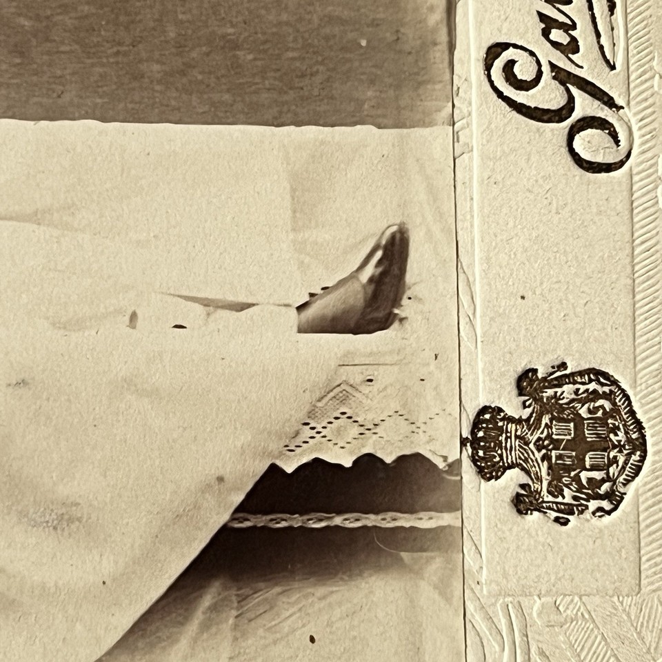 Antique Cabinet Card Photograph Post Mortem Beautiful Young Woman ...