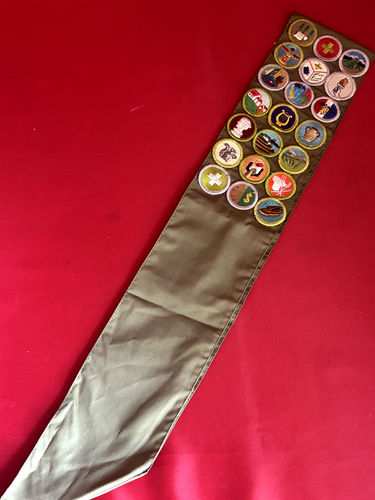 Vintage 1980’s Cub Scout Sash w/ 21 Patches | eBay