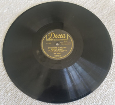 Ink Spots‎–The Gypsy- Decca ‎– 18817 Shellac, 10