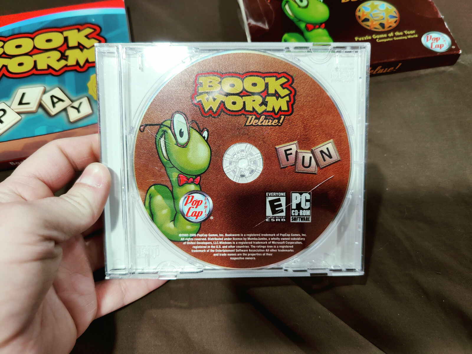 Lot of 2 Bookworm PC Computer Game PopCap Video Games CD-ROM- Bookworm ...