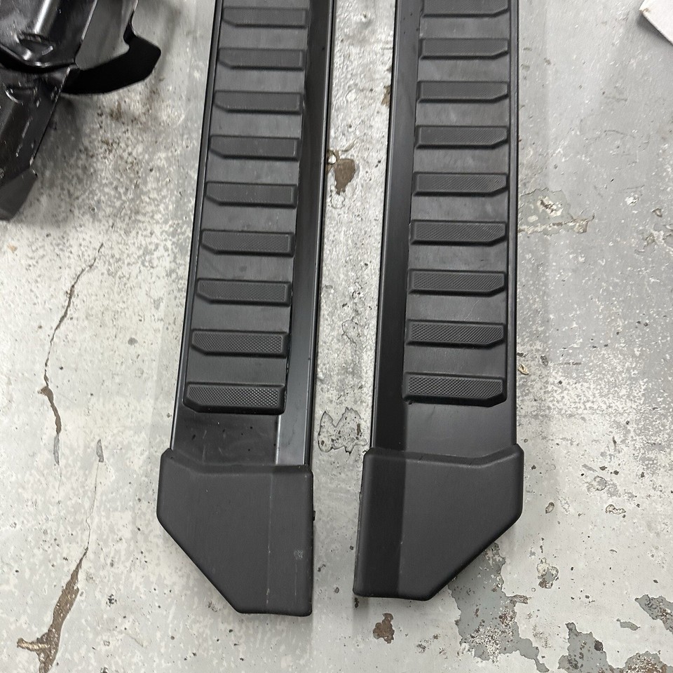 2015-2024 Crew Cab Ford F-150 Running Boards Side Steps Bars BLACK 6 ...