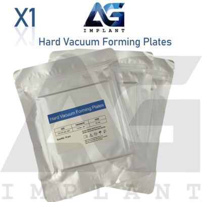 Dental Ortho Clear Hard Vacuum Forming Plates 20pcs Imprint Opposing ...