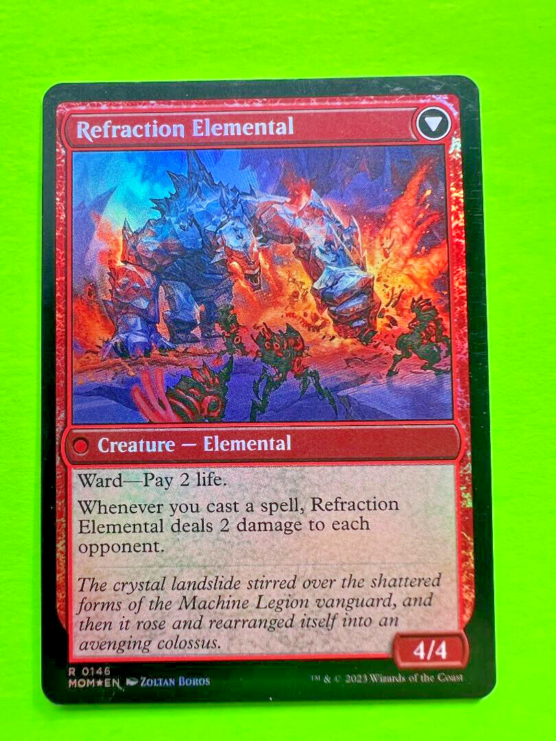 MTG - March of the Machine - Invasion of Karsus / Refraction Elemental ...