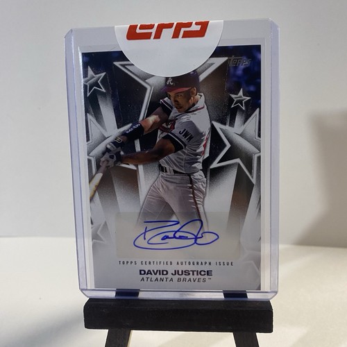 DAVID JUSTICE Auto 2025 Topps Series 1 Baseball Stars Autograph #BSA-DJ ...