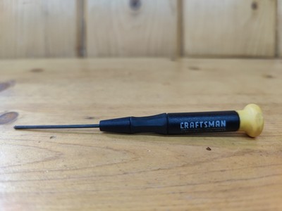 Rare Vintage Craftsman Micro Tech Allen Ball Driver 1/16” 41659 USA ...