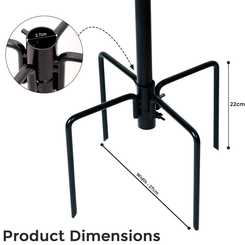 Wild Bird Feeder Feeding Station Stabiliser Base Feet Spikes Garden ...
