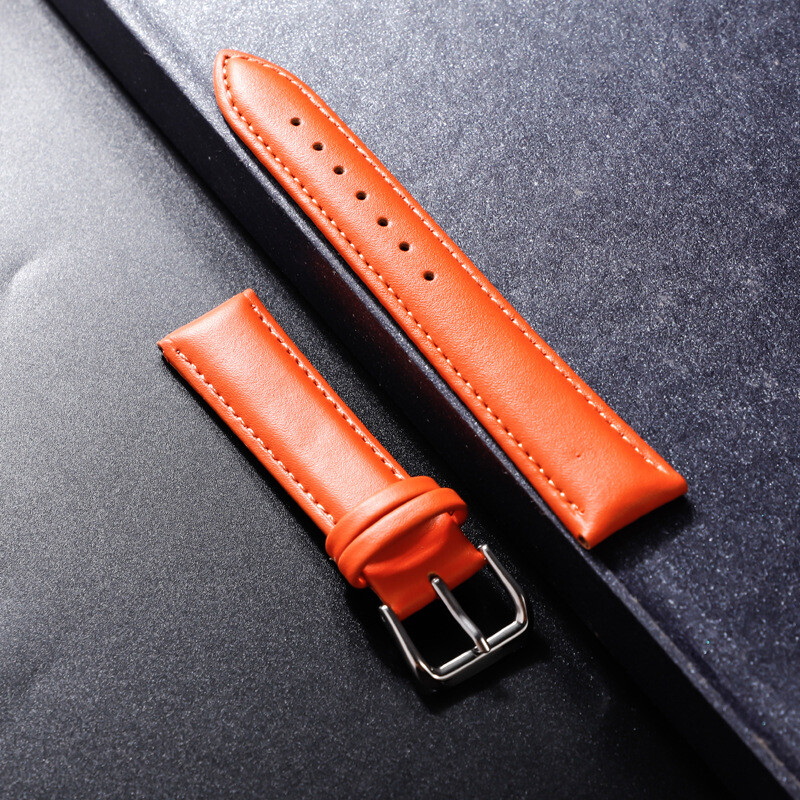 Vintage Genuine Leather Watch Band Strap 12mm-24mm Classic Unisex Plain ...