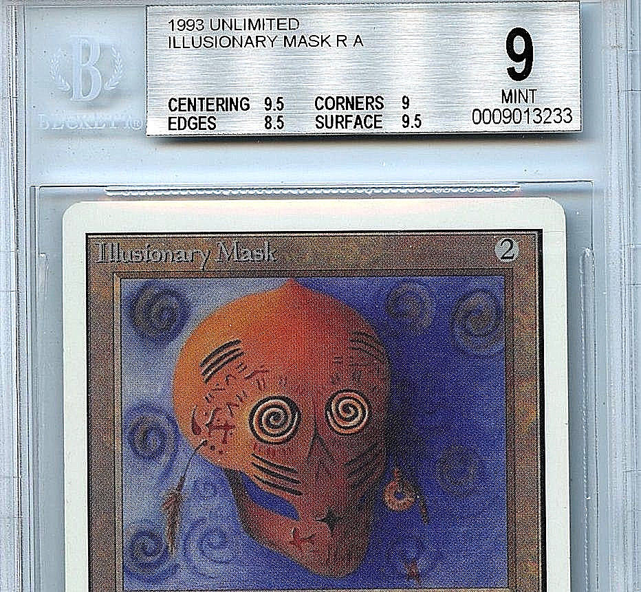 MTG Unlimited Illusionary Mask BGS 9.0 (9) Mint Magic card WOTC 3233 | eBay
