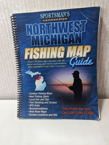 Northwest Michigan Fishing Map Guide | Sportsman's Connection for sale ...