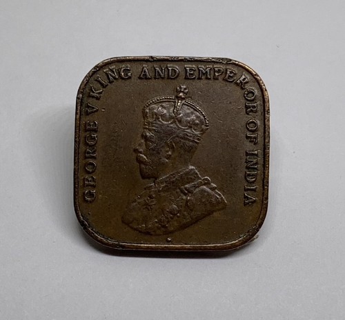 George V King & Emperor of India Straits Settlements 1 Cent 1919 Coin ...
