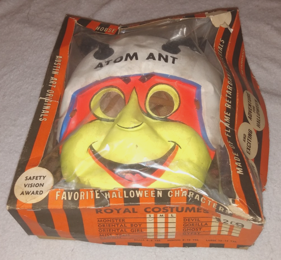 Vintage Atom Ant Halloween Mask and Costume in House of Halloween ...