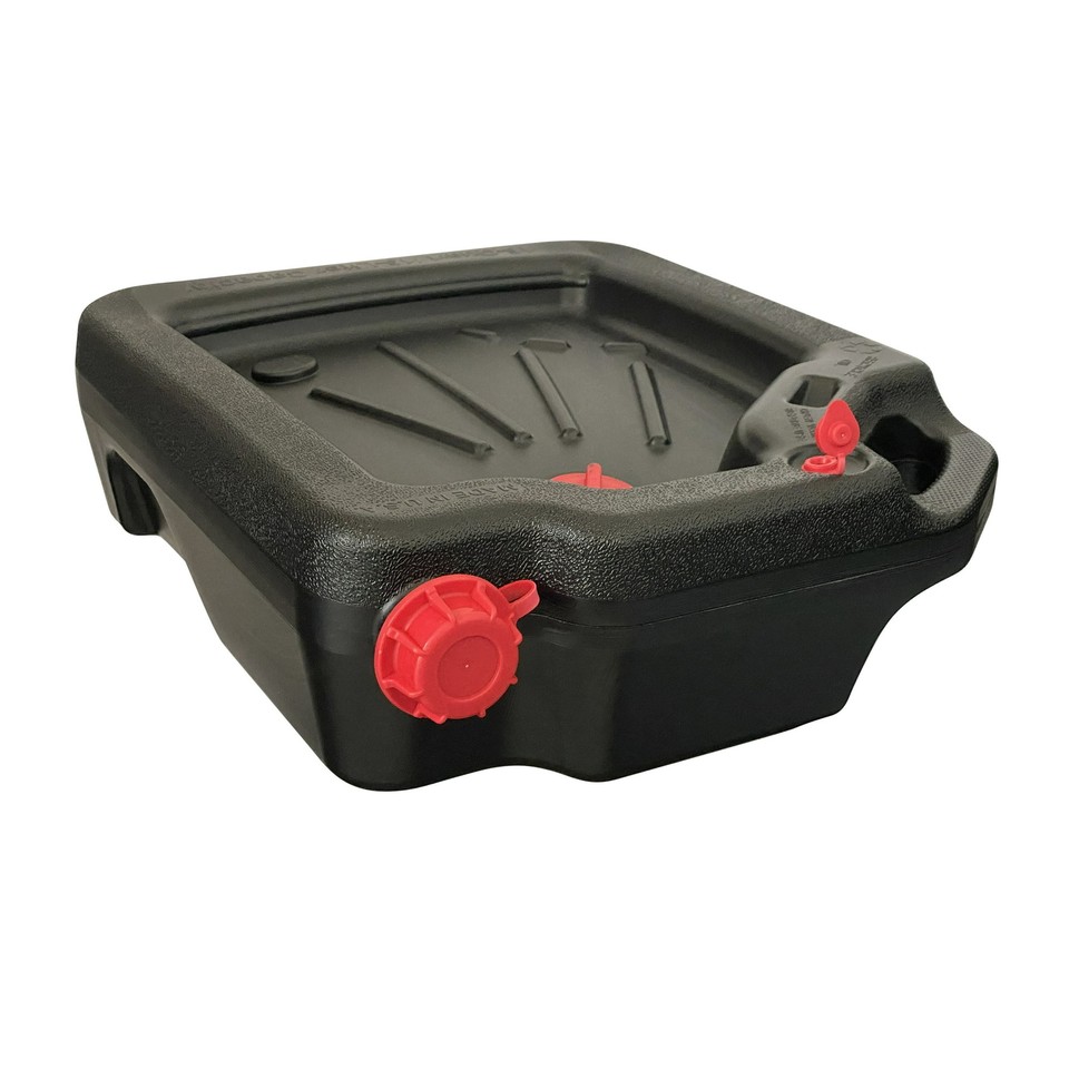 Oil Change Drain Container 16 Quart Large Pan leak-proof High Capacity ...