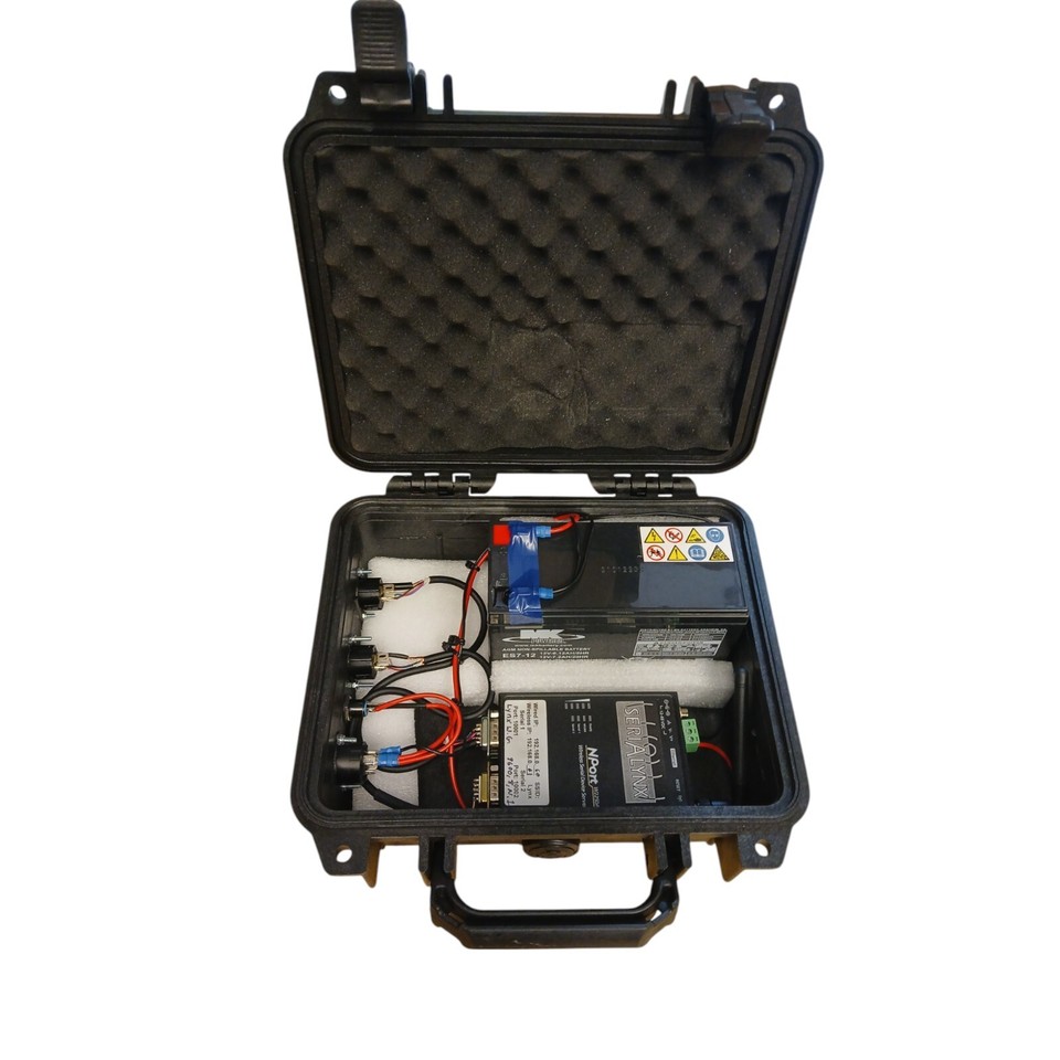 Portable Wireless Serial Communication Kit Moxa Nport W2250A Peli 1200 ...