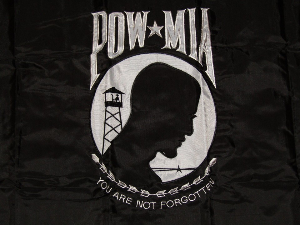 2x3 Embroidered POW MIA POWMIA Double Sided 300D Nylon Flag 2'x3' | eBay