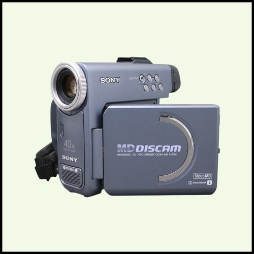 SONY MD DISCAM MiniDisc AV Recorder DCM-M1 NTSC Ultra Rare Tested ...