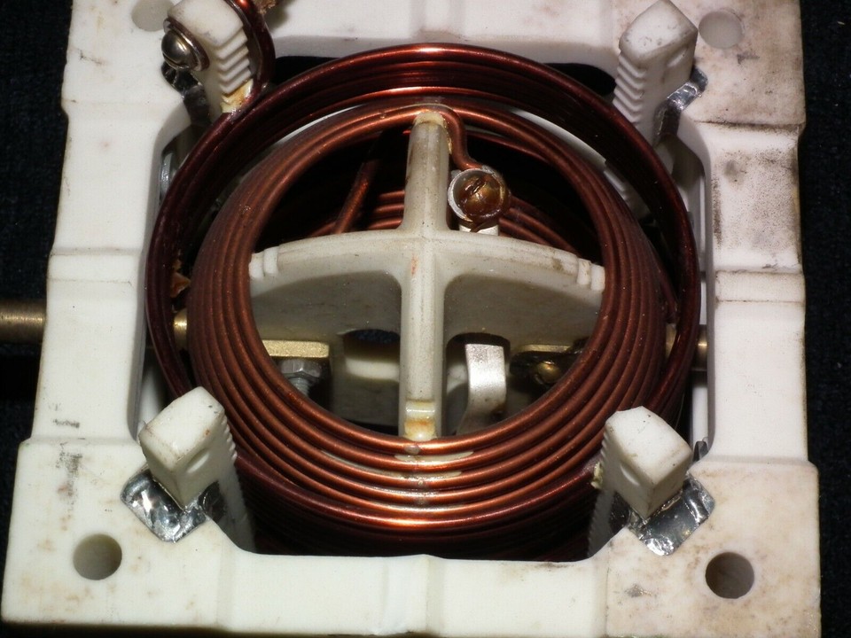 VARIOMETER VARIABLE INDUCTANCE 4-24 uH NEW NOS Ceramic HAM Radio PA ...