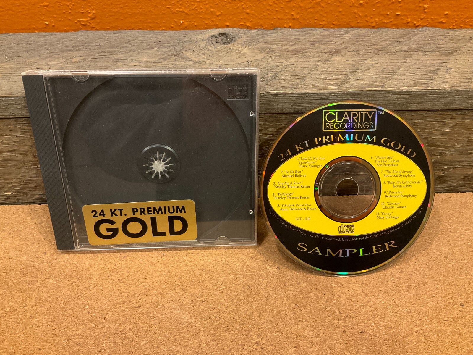 Clarity Recordings Sampler 24 kt Gold CD 744786101024 1995 | eBay