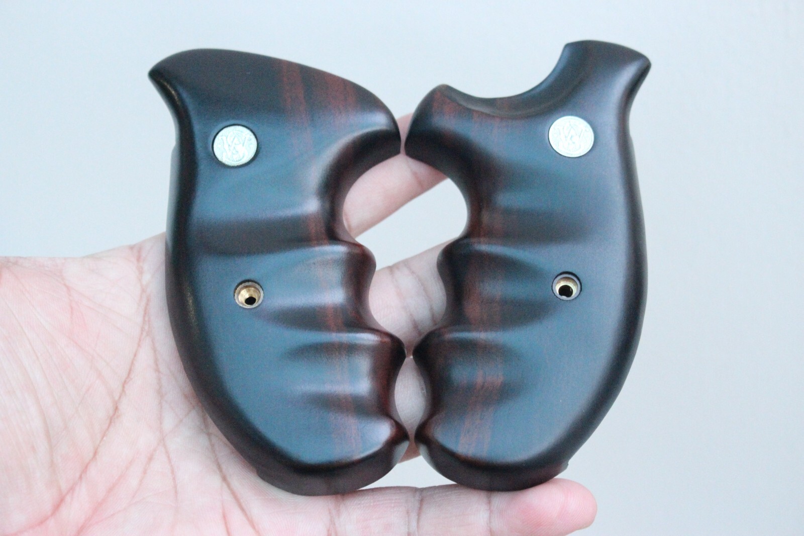 FINGER GROOVE ROUND BUTT GRIPS FOR S&W N FRAME MODEL 625, 929, 629, 627 ...
