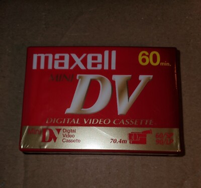 MAXELL MINI DV 60 MIN DIGITAL VIDEO CASSETTE NEW SEALED | eBay