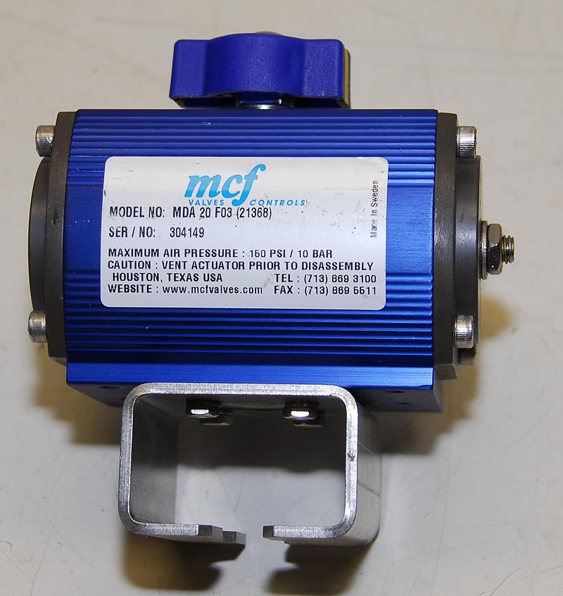 MCF Valves MDA 20 F03 (21368) Pnuematic Valve Rotary Actuator | eBay