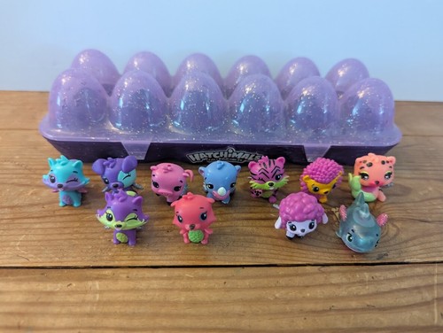 Hatchimals CollEGGTibles Purple Sparkle Egg Carton with Figures | eBay