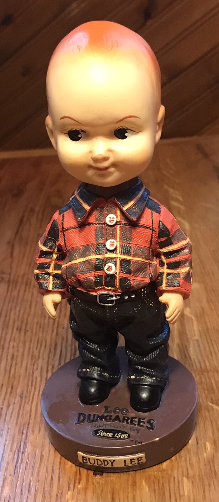 Bobble Head Buddy Lee-Lee Dungarees-Cant Bust'em Jeans | eBay