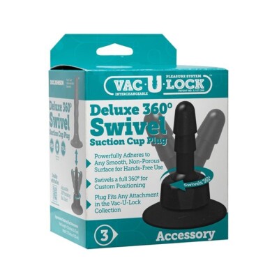 Vac U Lock Deluxe 360 Swivel Suction Cup Plug for Vac U Lock Dildos ...