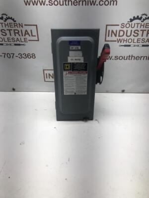 Square D HU361 Heavy Duty Safety Switch Interrupt 30A 600V Series F05 ...