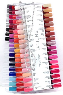 ENTITY Nail Palettes with Colors - 4 Plates/Pack | eBay