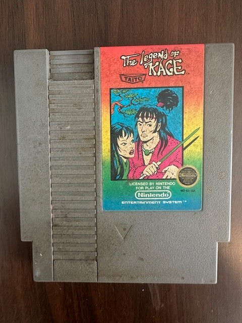 The Legend Of Kage - Authentic Nintendo NES Game - untested 20588010024 ...