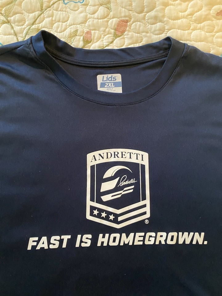 Marco Andretti Dry Fit Blue Race Shirt 2XL Indianapolis 500 | eBay