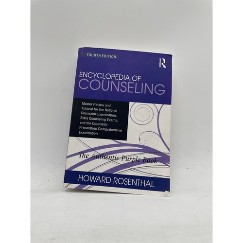 Routledge Encyclopedia of Counseling 4th Edition Howard Rosenthal ...
