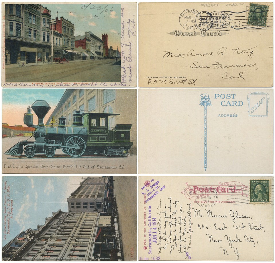 Group of 25 Postcards of Sacramento, California | eBay
