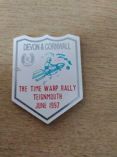 Caravan Club Badge - Devon & Cornwall - The Time Wrap Rally Teignmouth ...