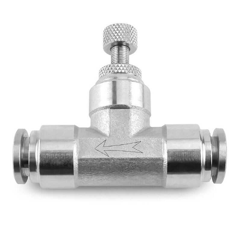Stainless Steel Pneumatic Push in Fitting Connector Elbow Tee Straight ...