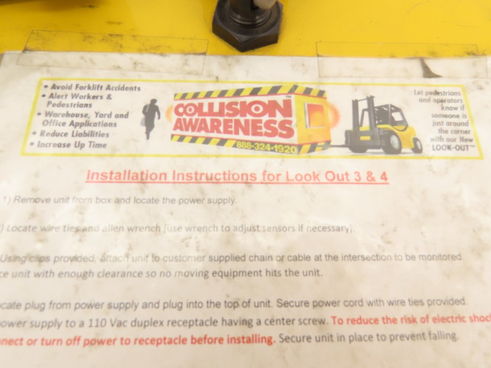 Forklift Collision Awareness Motion Look Out Sensor Alert Warning ...