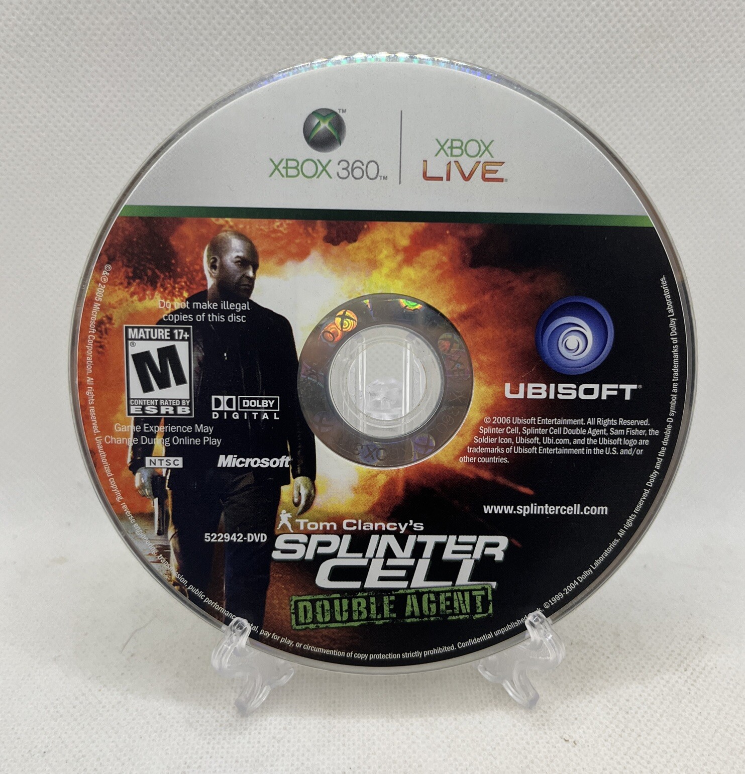 📦 Tom Clancy's Splinter Cell: Double Agent (Microsoft Xbox 360, 2006 ...